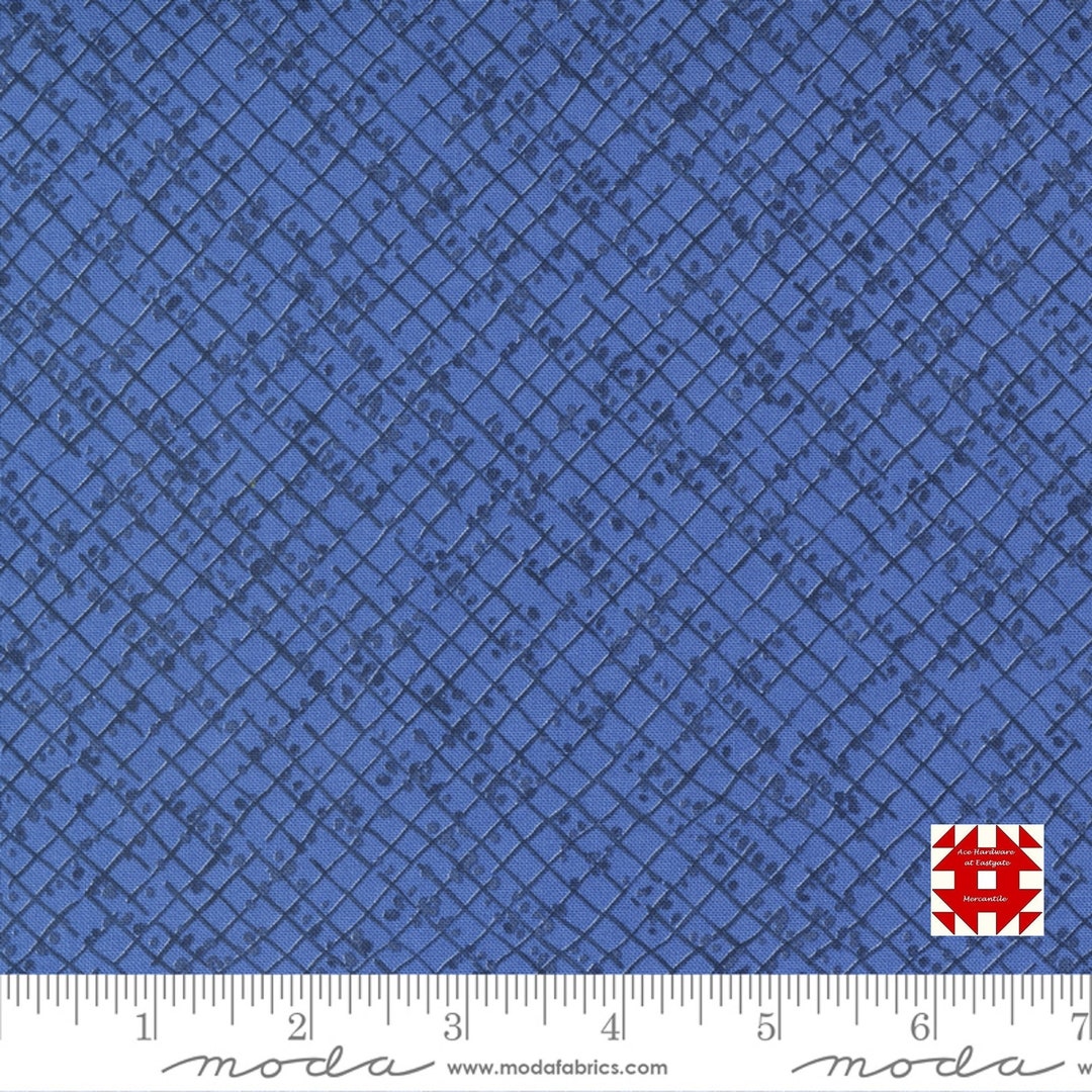 Moda Wild Blossoms by Robin Pickens Blotted Graph Paper Print on ...