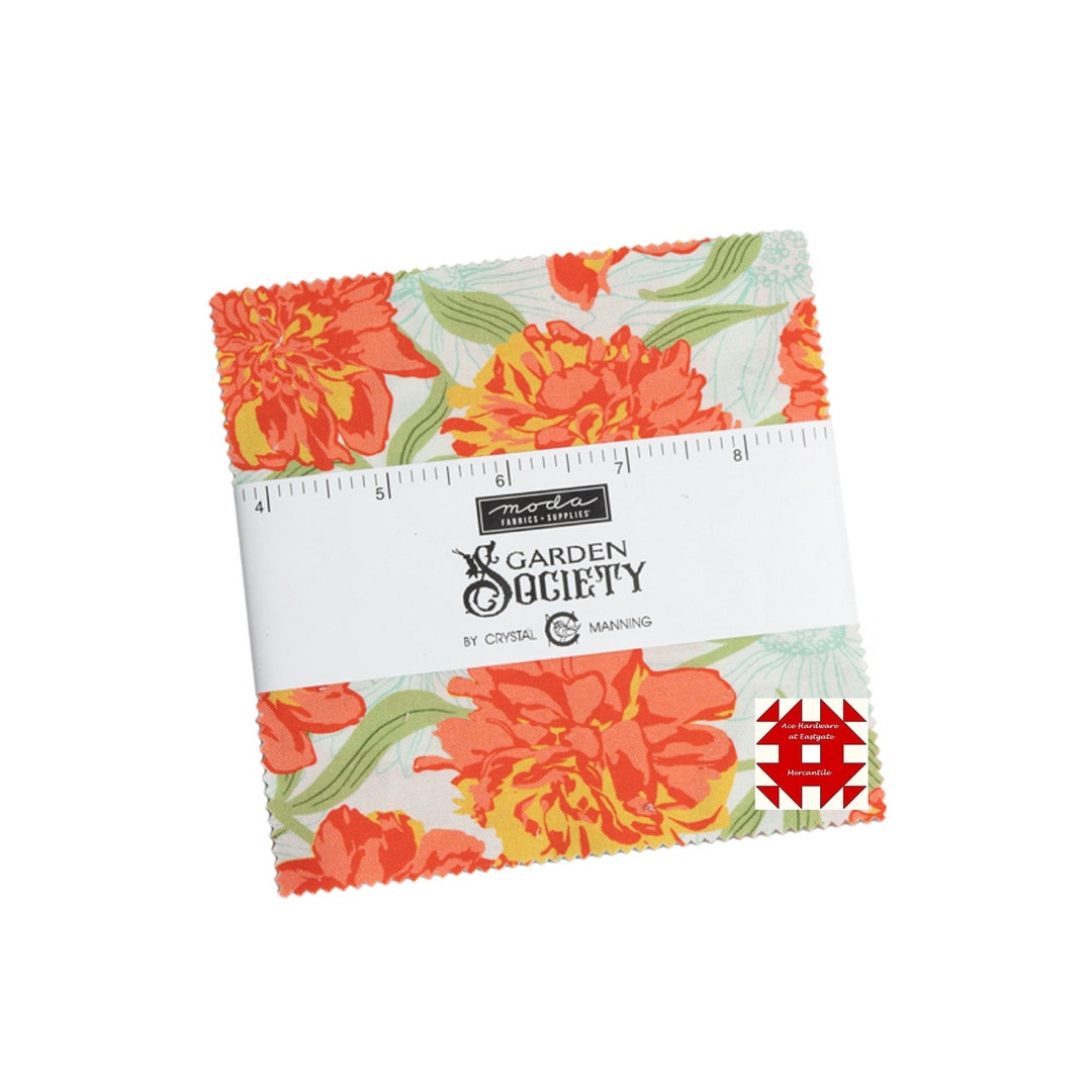 Moda Garden Society Charm Pack by Crystal Manning - Etsy