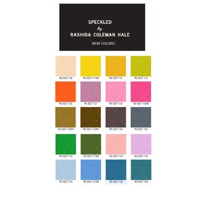Speckled New Colors 2023 Half Yard Bundle by Rashida Coleman-hale for ...