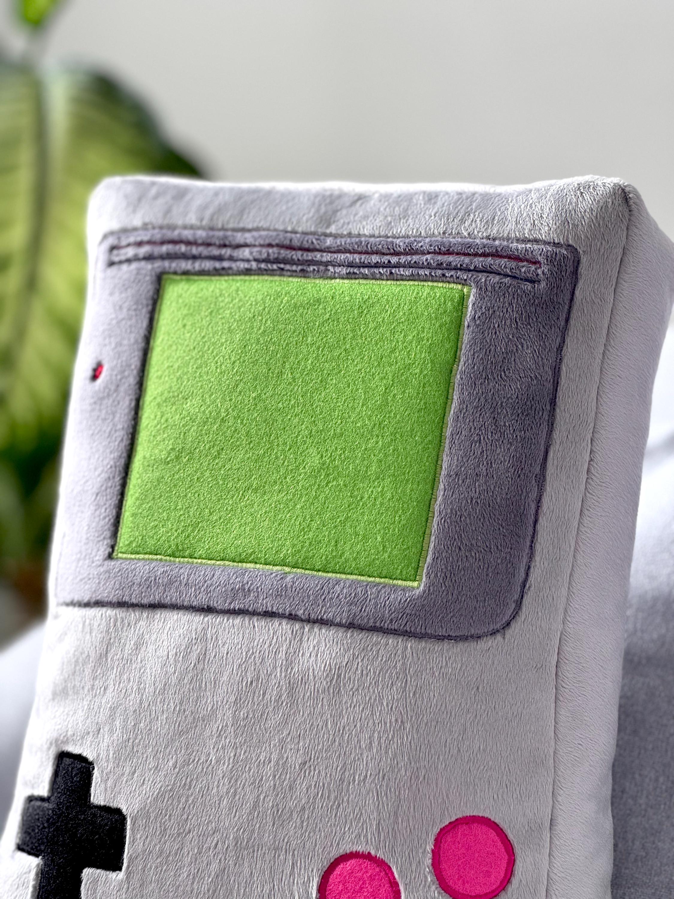 Gameboy Game Controller Pillow - Gameboy Plush - Game Room Decor ...