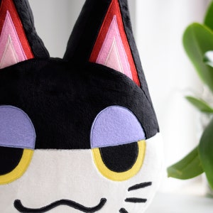 Punchy Animal Crossing Animal Villagers Punchy Cat Pillow New Leaf ...