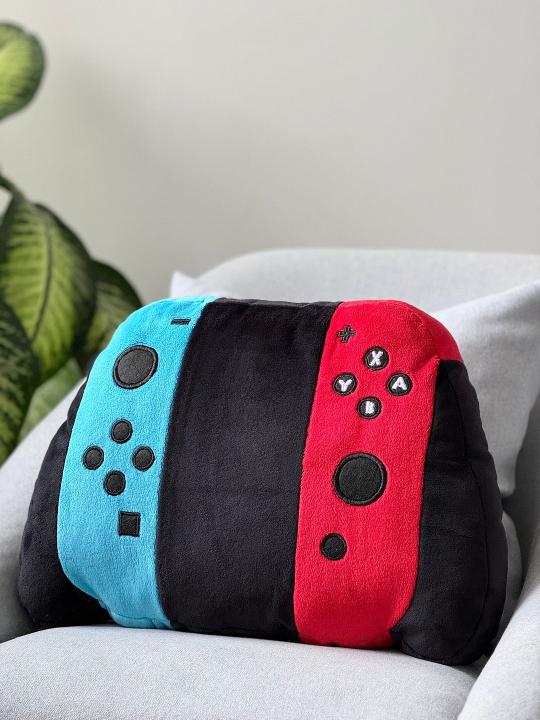 Game Room Decor - Game Controller Pillow - Controller Cushion - Plush ...