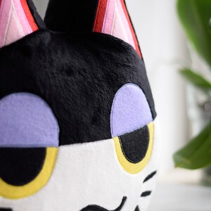 Punchy Animal Crossing Animal Villagers Punchy Cat Pillow New Leaf ...