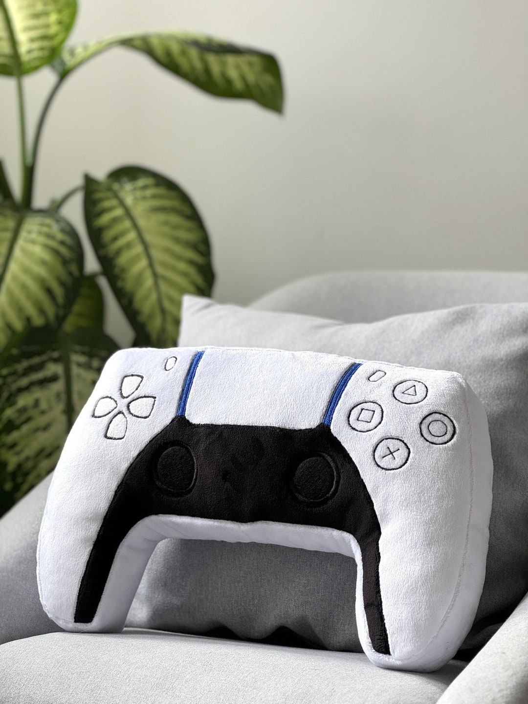 Game Controller Pillow - Controller Cushion - Game Room Decor - Plush ...
