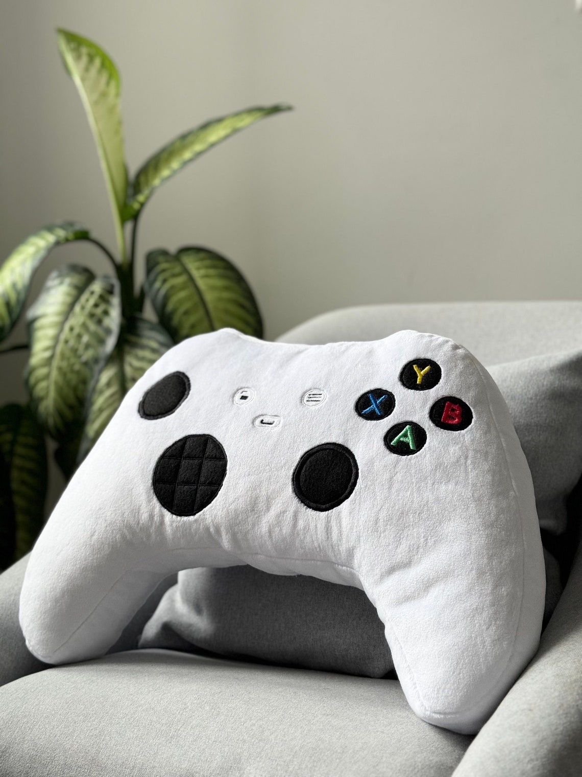 Game Controller Pillow - Controller Cushion - Game Room Decor - Plush ...