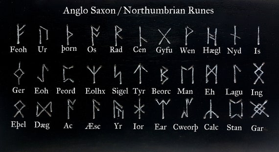 Anglo Saxon Runes Translation Anglosaxon Runes, Younger Futhark, Runic