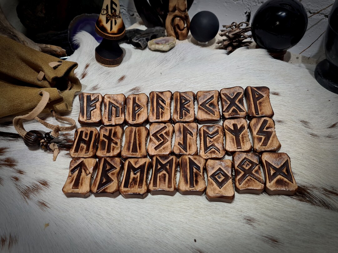 Norse Elder Futhark Runes for Blind or Visually Impaired. Tactile ...