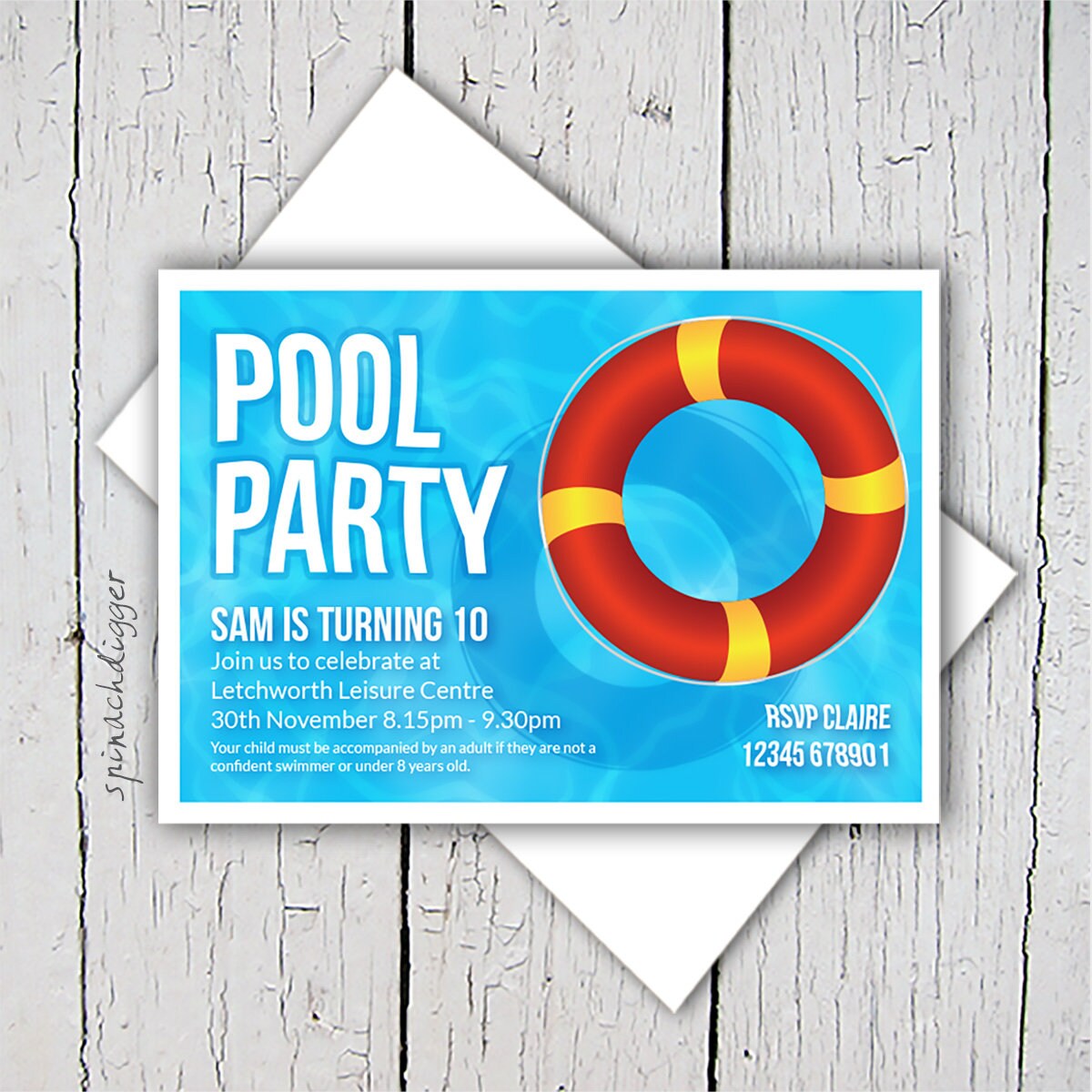 Pool Party Invitation, Swimming Pool Party, Pool Party, Swim Party ...