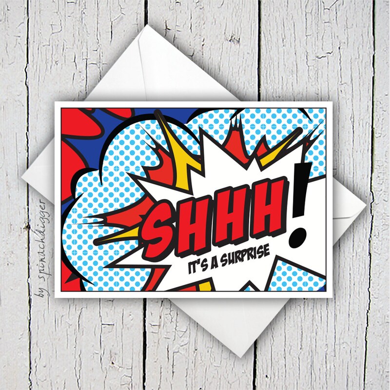 Pop Art Party Invitation - Etsy