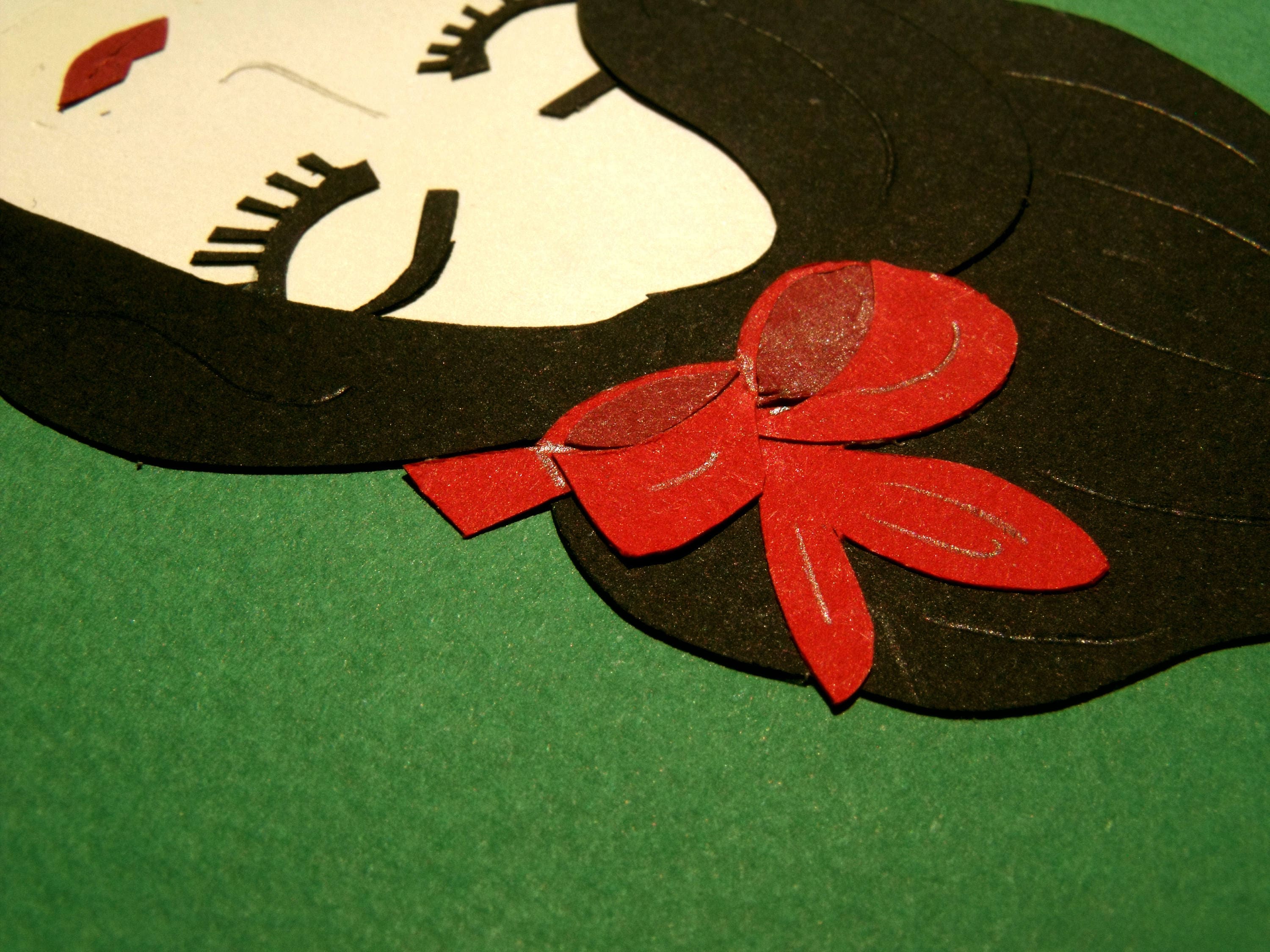 Collage Amy Winehouse / Papercraft Papercut Handmade / Face Paper Cut ...