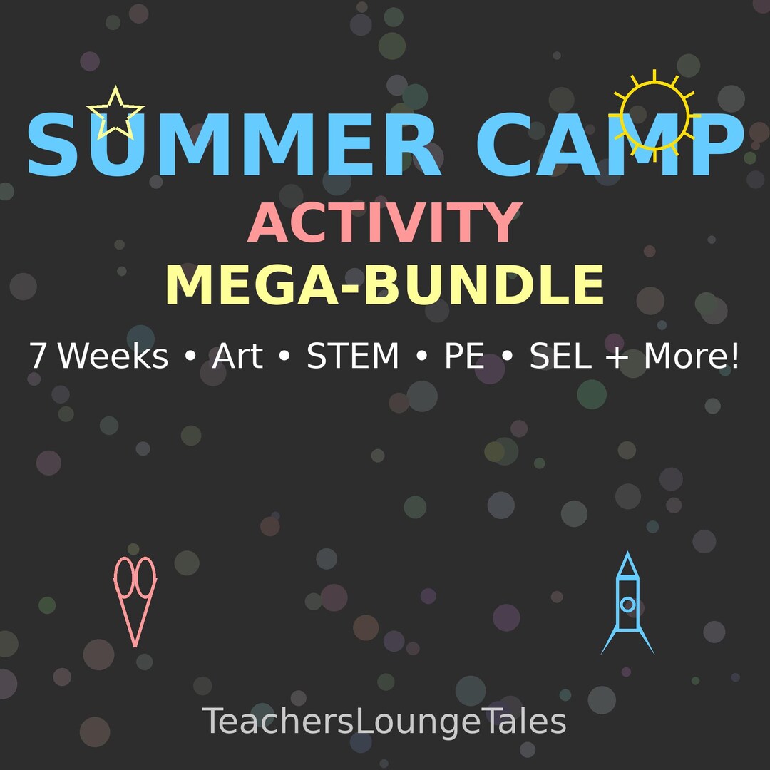 Planned Weekly Themed Summer Camp Activities - Etsy
