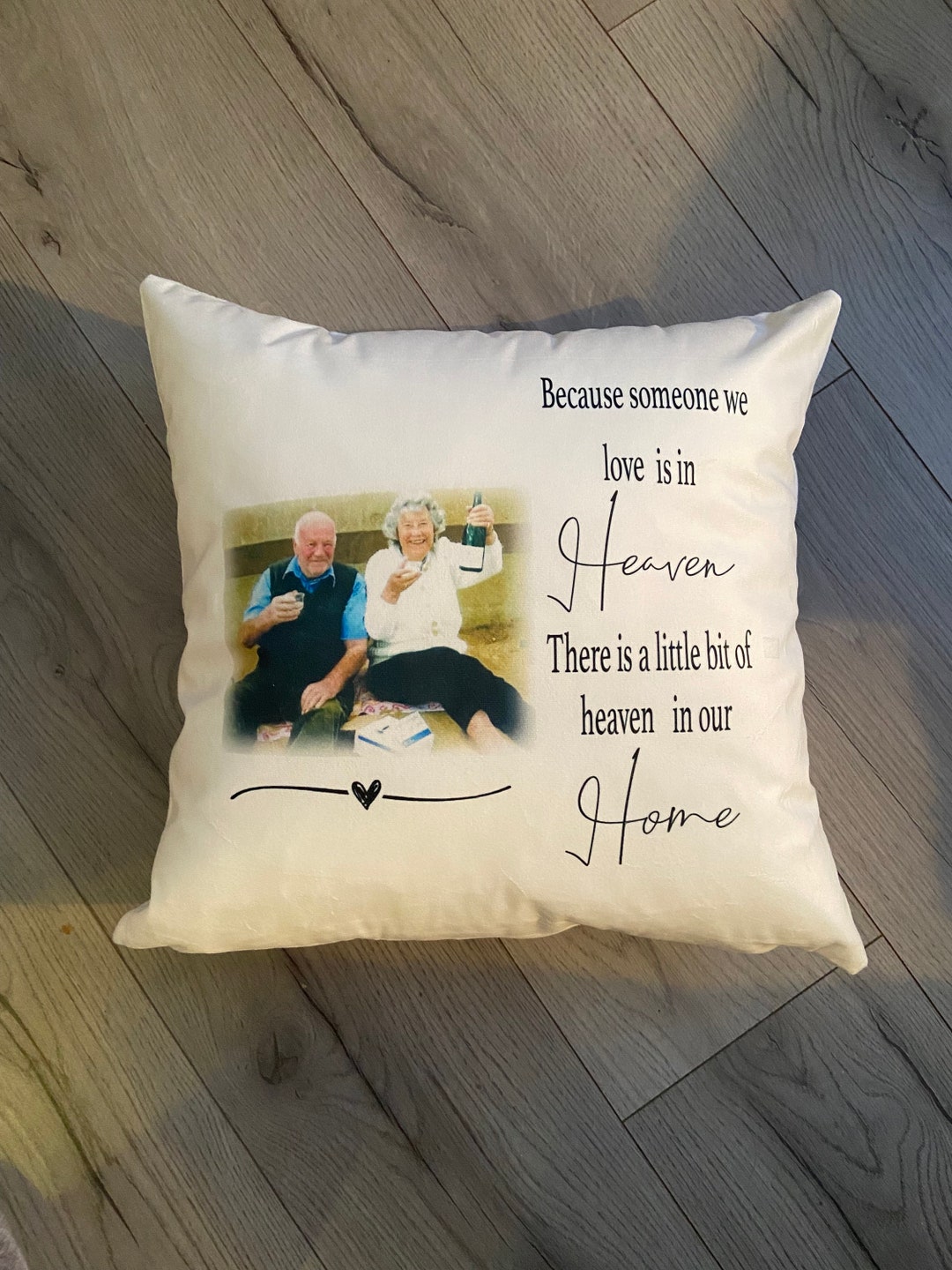 Personalised Memorial Keepsake Cushion of a Loved One ,someone in ...