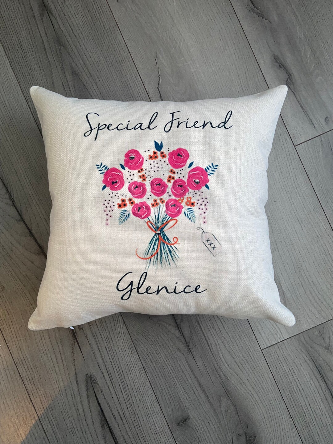 Special Friend Cushion Best Friends Cushion Teddy Cushion - Etsy