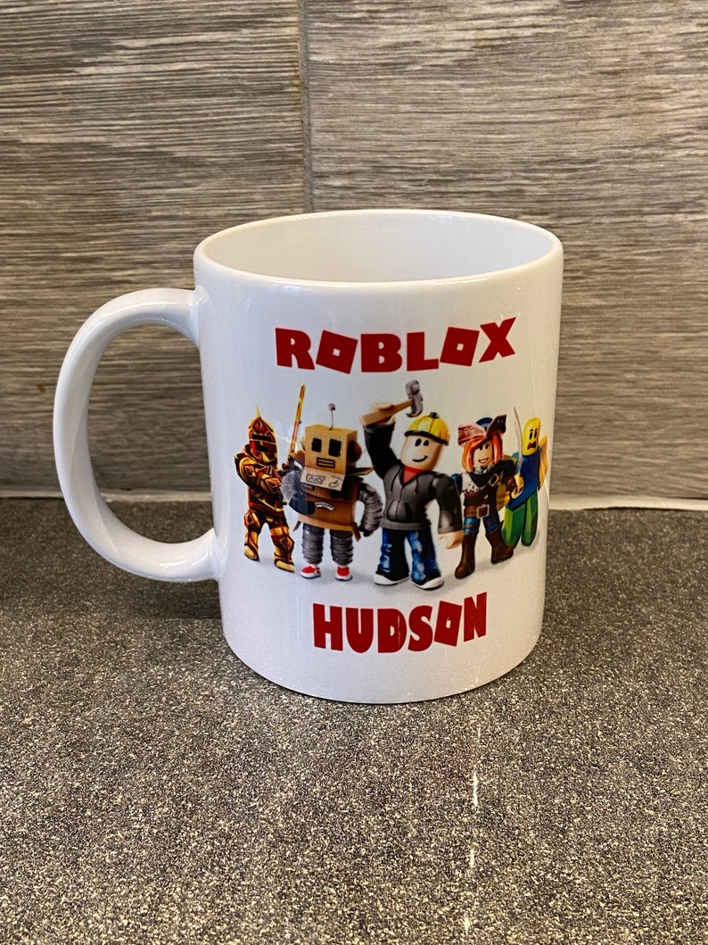 Personalised Roblox Style Mug Girls Boys Christmas Birthday - Etsy