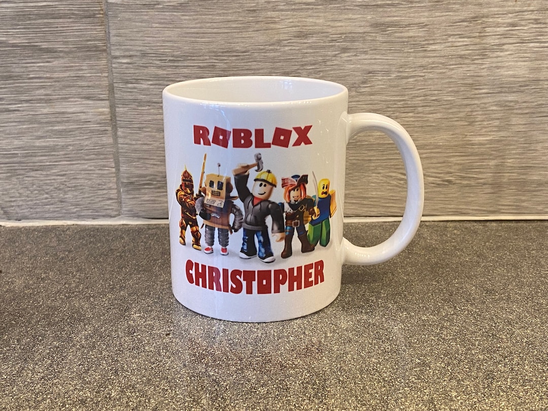 Personalised Roblox Style Mug Girls Boys Christmas Birthday - Etsy