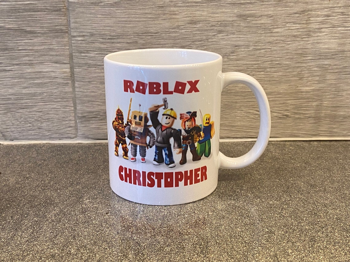 Personalised Roblox Style Mug Girls Boys Christmas Birthday | Etsy