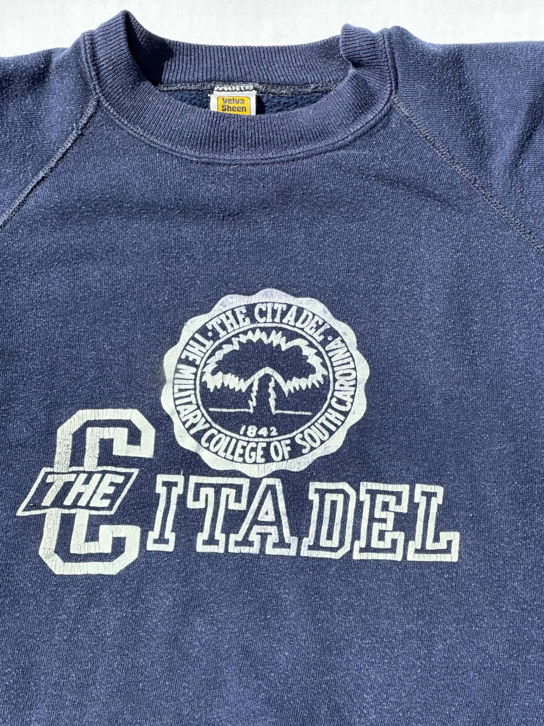 Vintage the Citadel Military College Sweatshirt Size Large Since 1844 ...