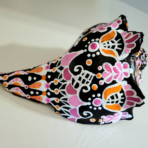Conch Shell Art - Etsy