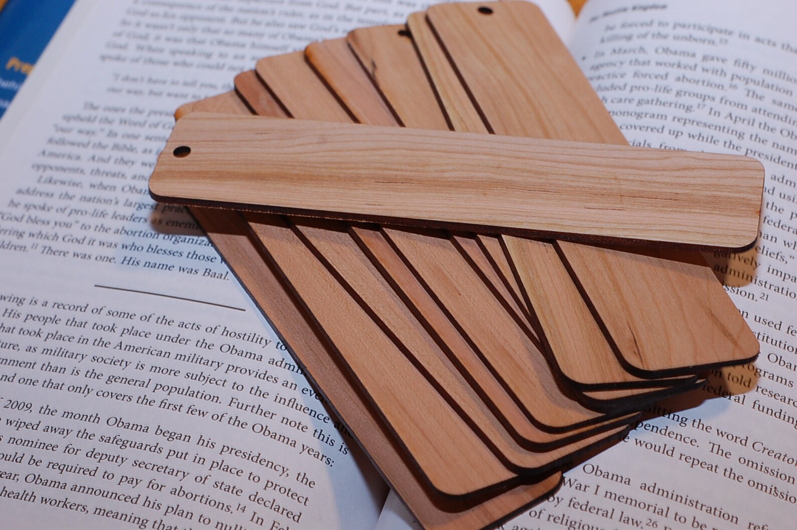 Lg Cherry Wood Bookmarks - Etsy
