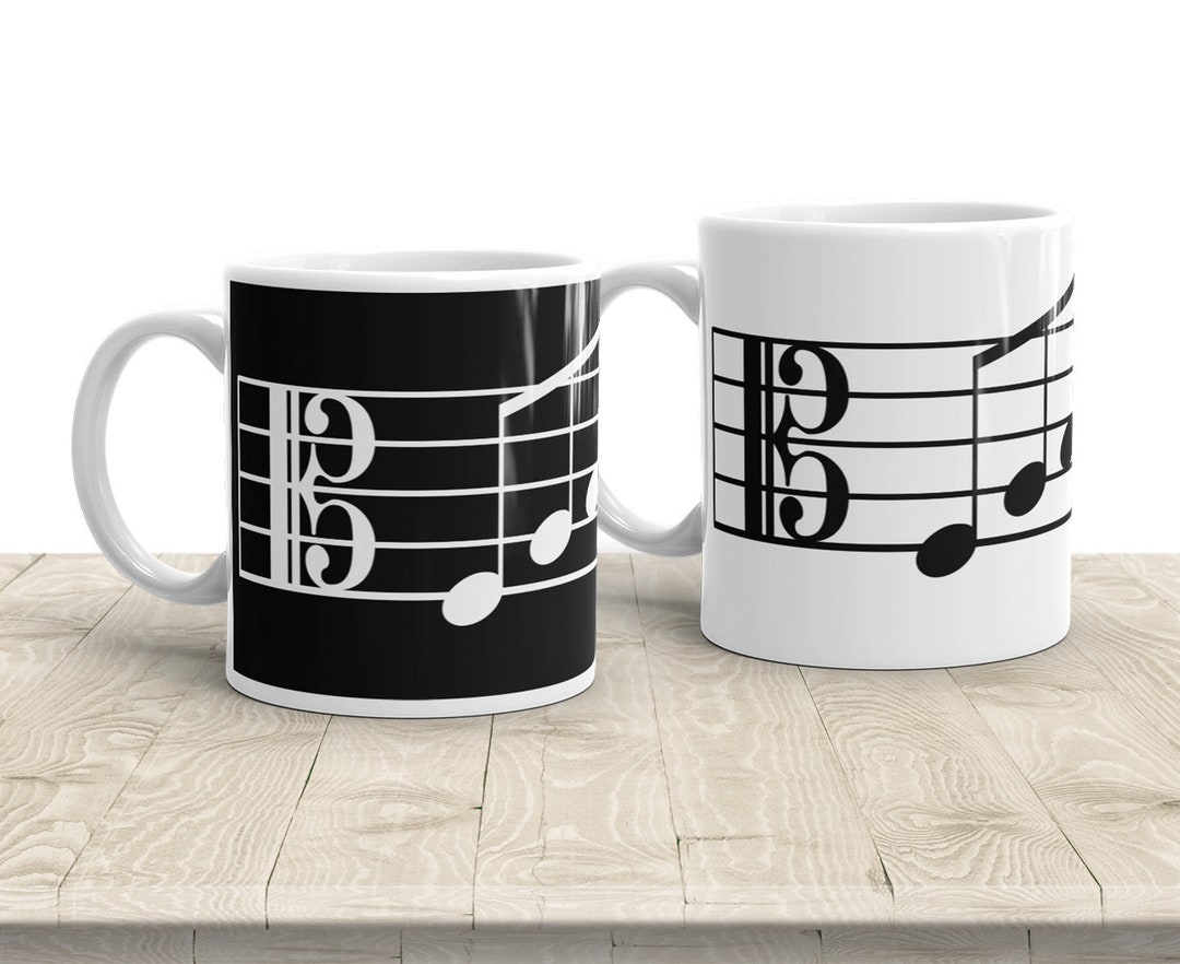 Alto Clef Fab Dad Coffee Mug Viola Music Notes Musician Birthday ...