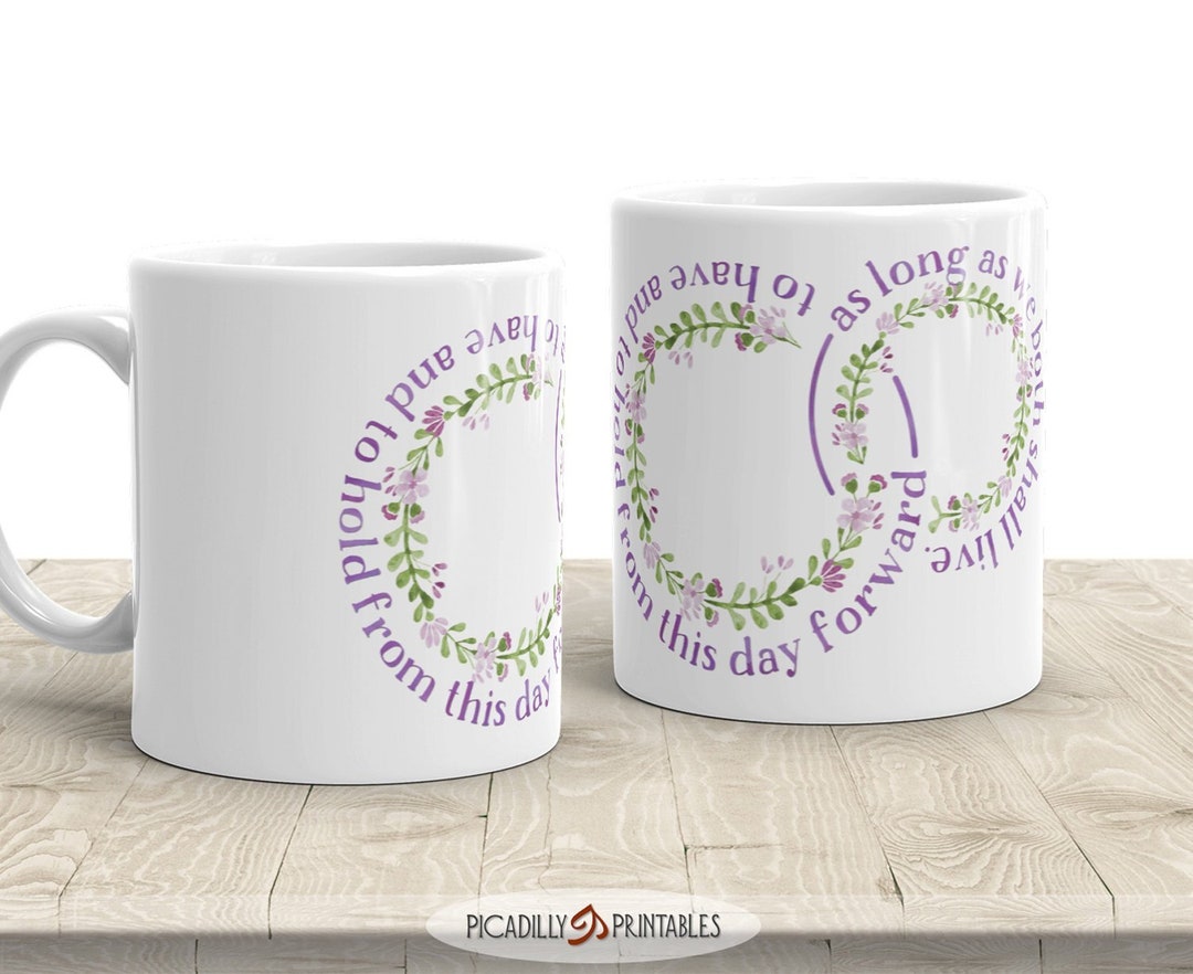 Wedding Vows Coffee Mug to Have and to Hold Marriage Wedding - Etsy