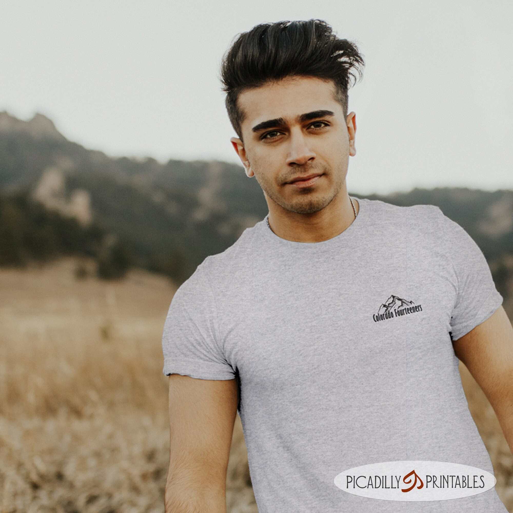 Colorado Fourteeners Checklist T-shirt Rocky Mountains 14ers Climber ...