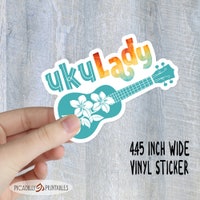 Ukulele Vinyl Decal Sticker - Etsy