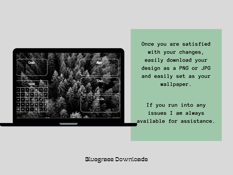 Winter Wonderland Desktop Wallpaper Organization Computer - Etsy