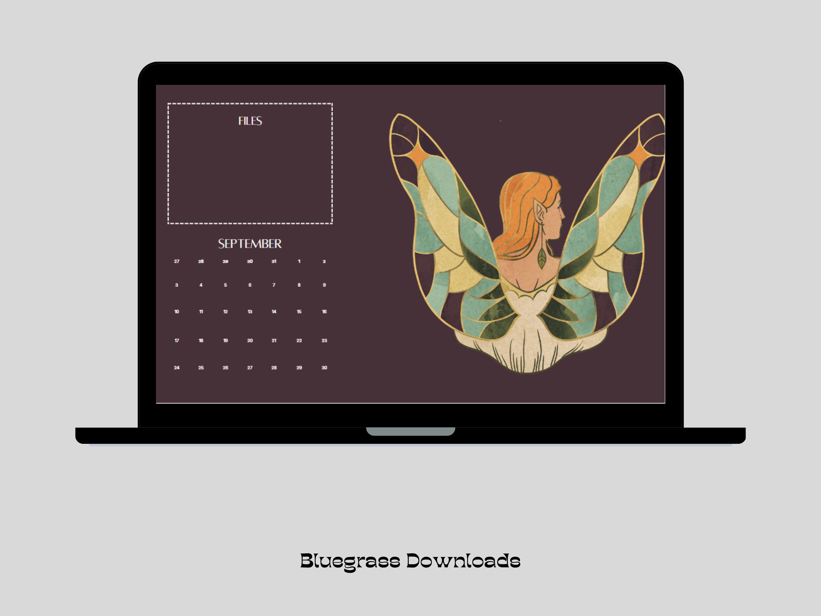 EDITABLE Ethereal Desktop Wallpaper Organization - Wallpaper for ...