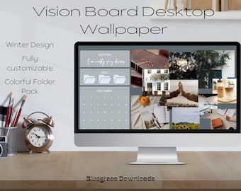 Vision Board Desktop Wallpaper - Etsy