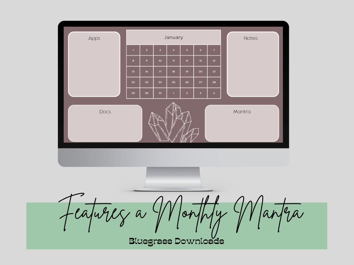 Minimalist Desktop Wallpaper Mantra Desktop Background Computer ...