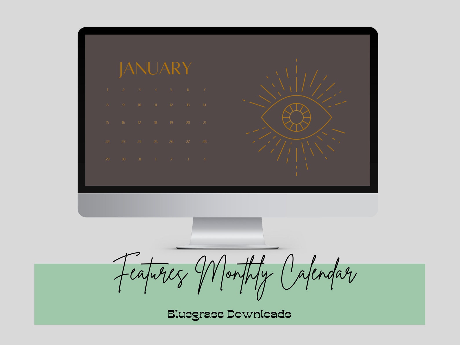 Moody Desktop Wallpaper - Dark Themed Computer Background Template ...