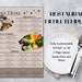 Boho Restaurant Menu Template Editable Menu Template Digital Menu ...