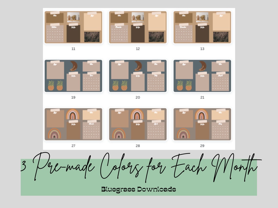 Boho Desktop Wallpaper - Organized Desktop Background - Computer ...