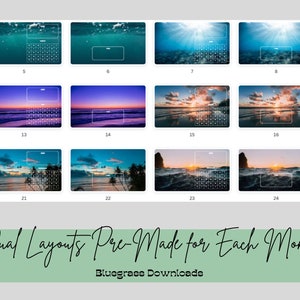 Dual Desktop Wallpaper - Ocean Theme Computer Background - Dual Desktop ...