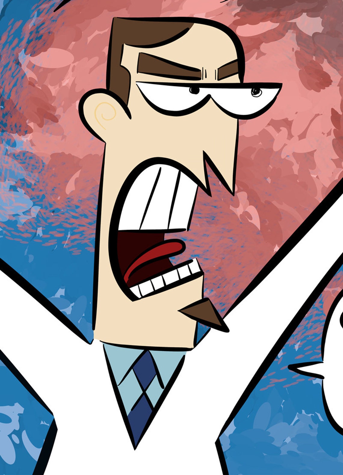 STAMOS Clone High Art Print Scudworth Clone High John Stamos Scudworth ...