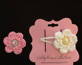 Flower Snap Clips - Etsy