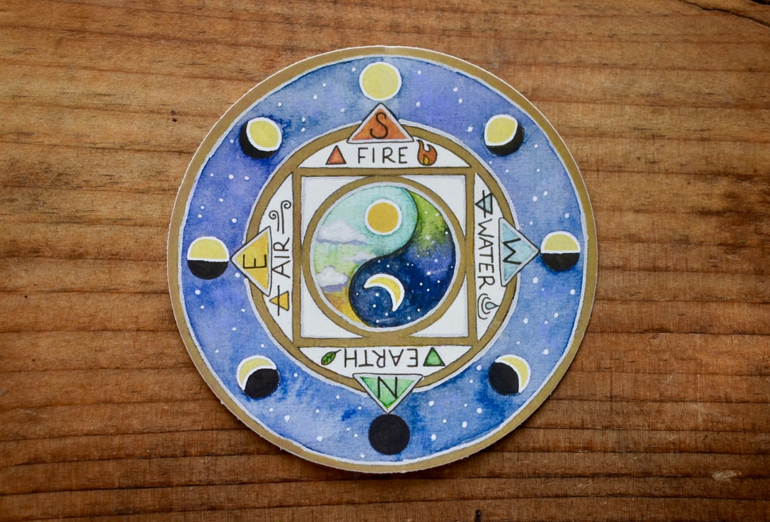 Wheel of the Four Directions | 4 Elements Medicine Wheel | Phases of ...
