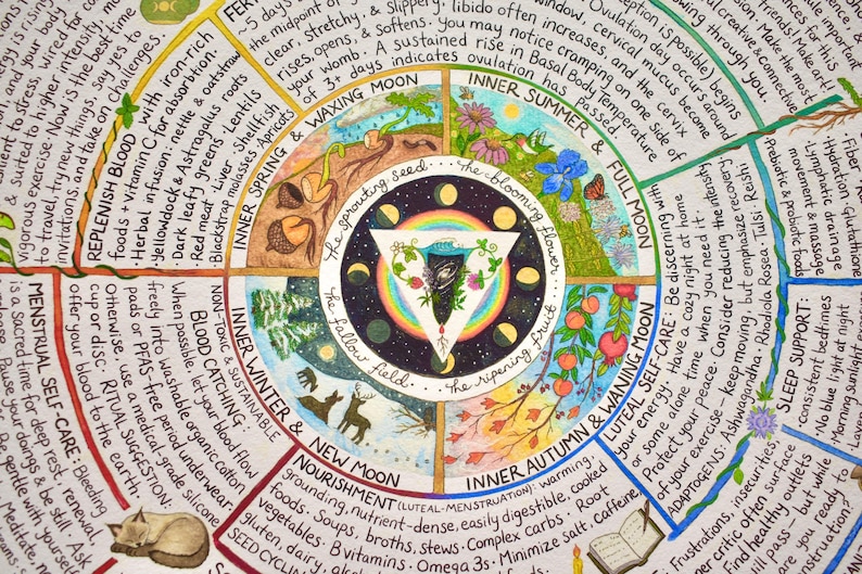 Menstrual Cycle Syncing Guide | Wheel of the Womb | Hormone-balancing ...