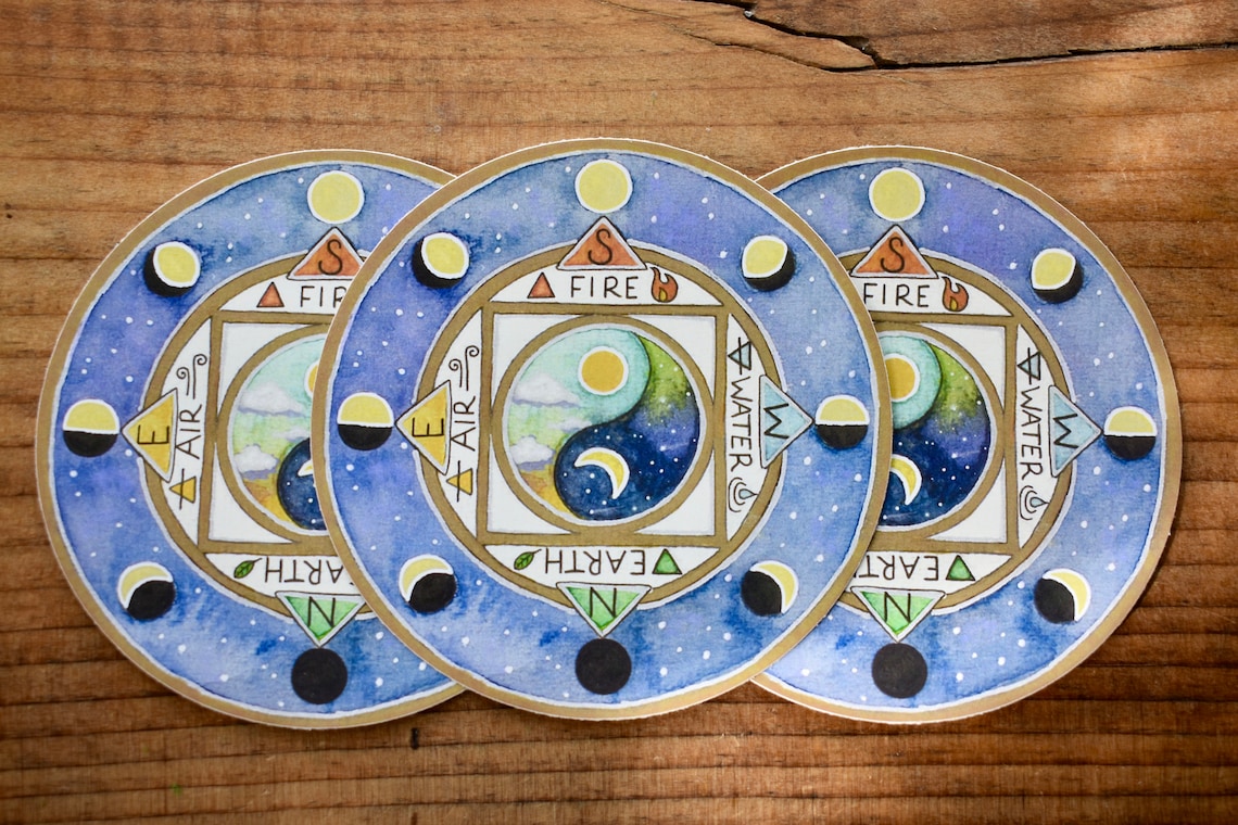 Wheel of the Four Directions | 4 Elements Medicine Wheel | Phases of ...