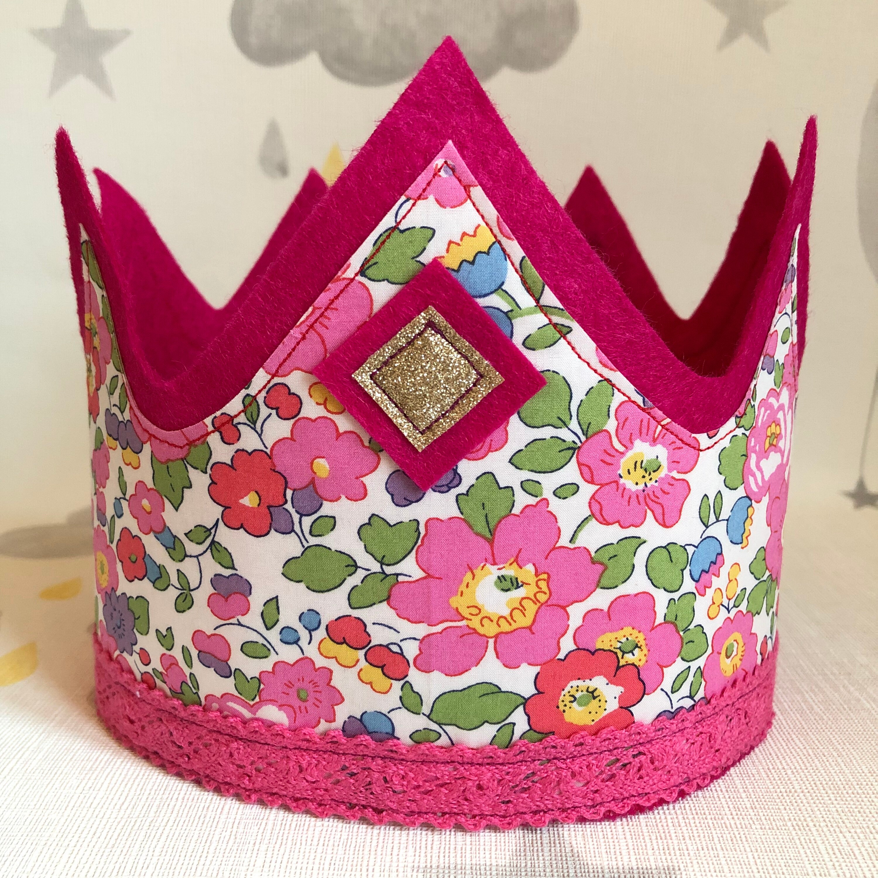 Liberty Fabric Crown Crown Dressing up Crown Costume - Etsy UK