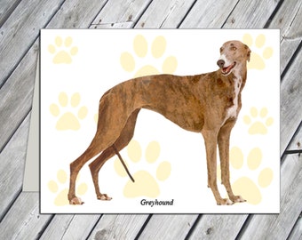 Greyhound Note Cards - Etsy