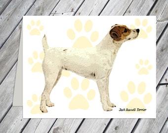 Jack Russell Terrier Note Cards - Etsy