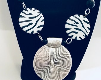 Zebra print jewelry | Etsy