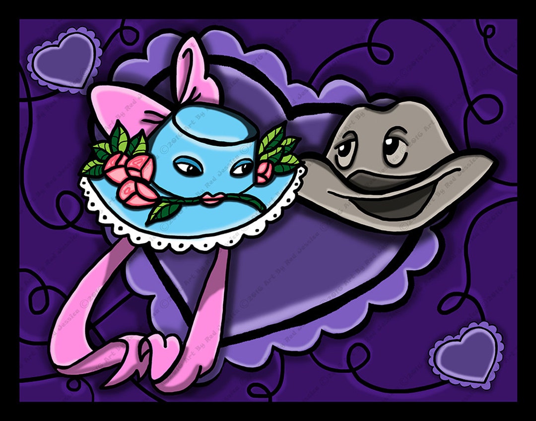 Johnny Fedora and Alice Bluebonnet - Etsy