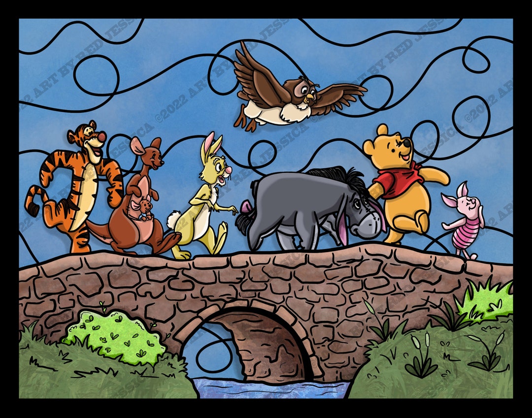 The Many Adventures of Pooh and Friends - Etsy