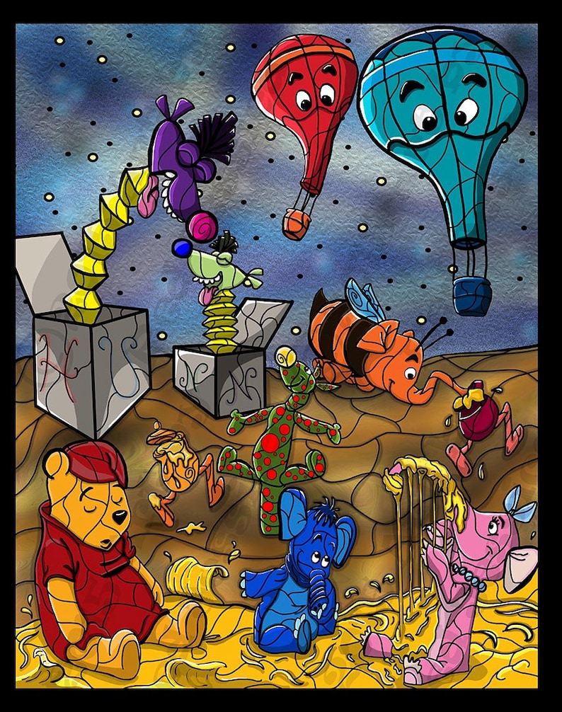 Heffalumps and Woozles Steal Hunny - Etsy