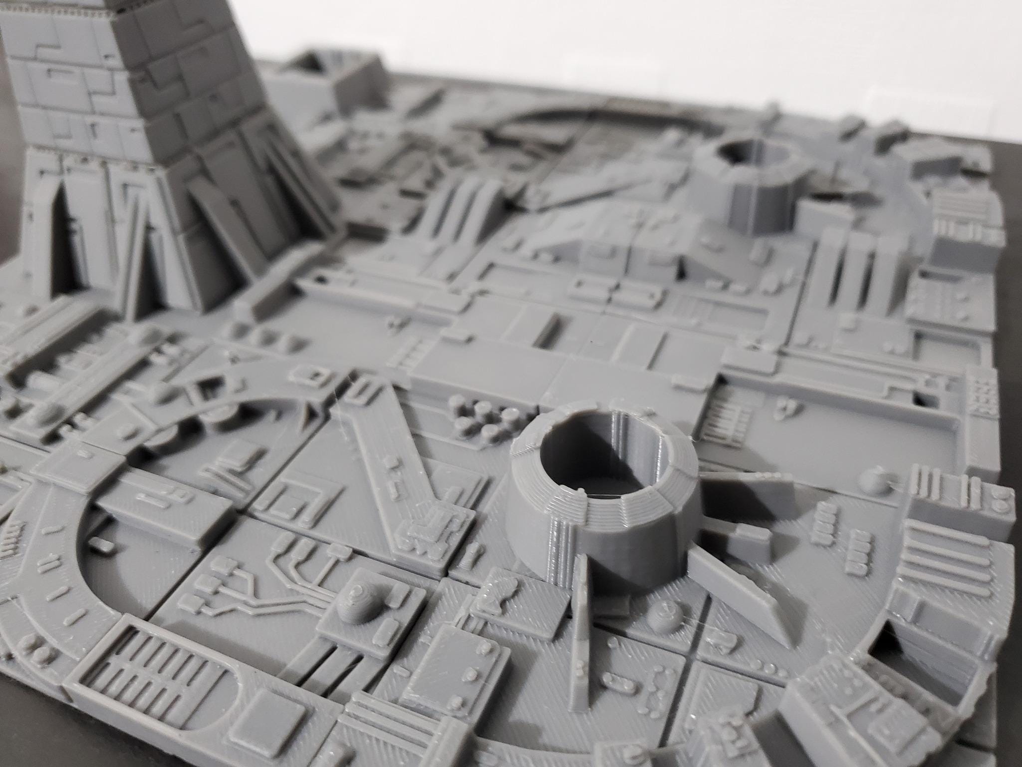 Death Star Surface Tiles Turret Version Star Wars Trench Run Diorama ...