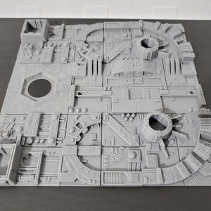 Death Star Surface Tiles Exhaust Port Version Star Wars Trench Run ...