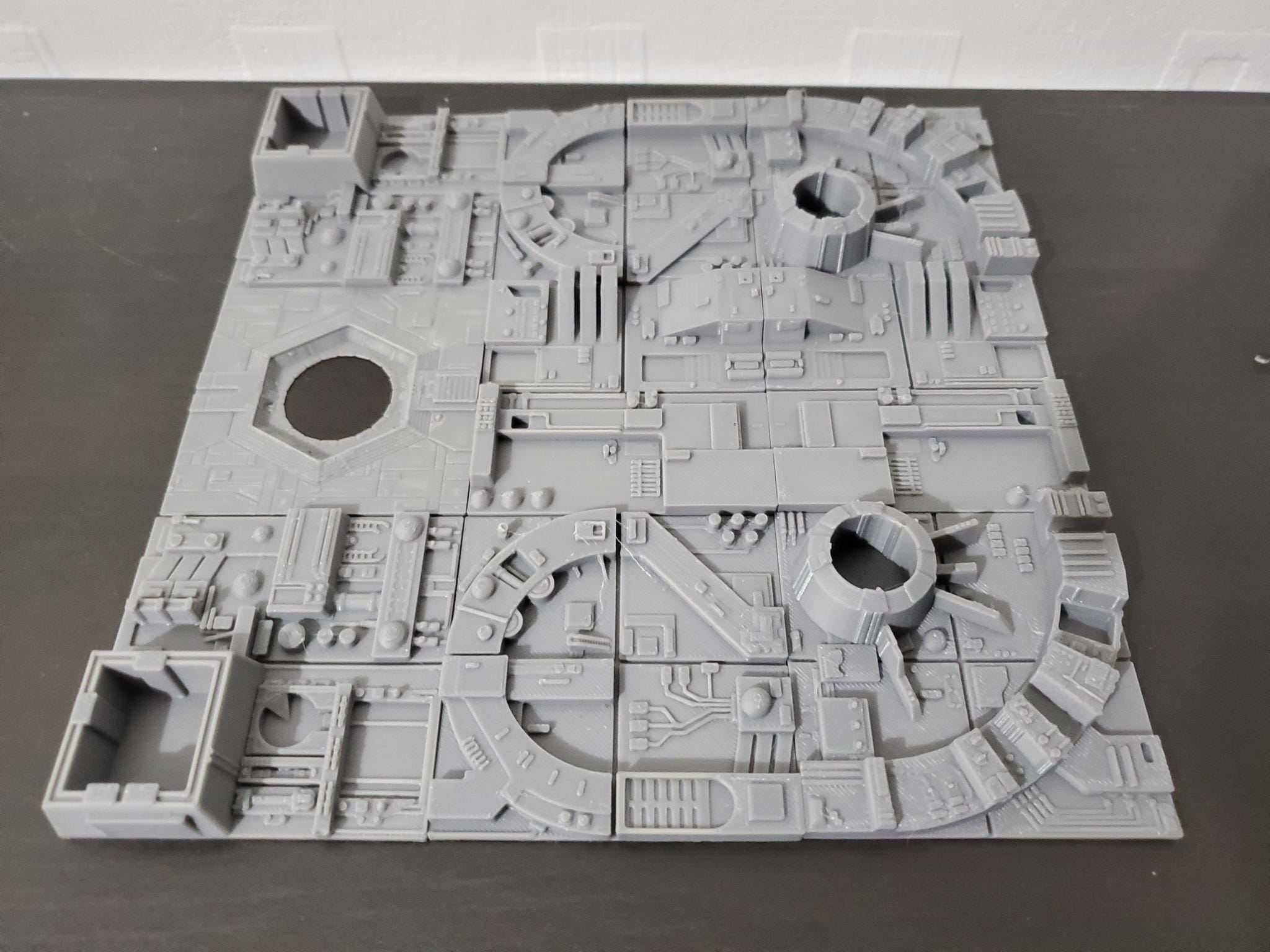 Death Star Surface Tiles Exhaust Port Version Star Wars Trench Run ...